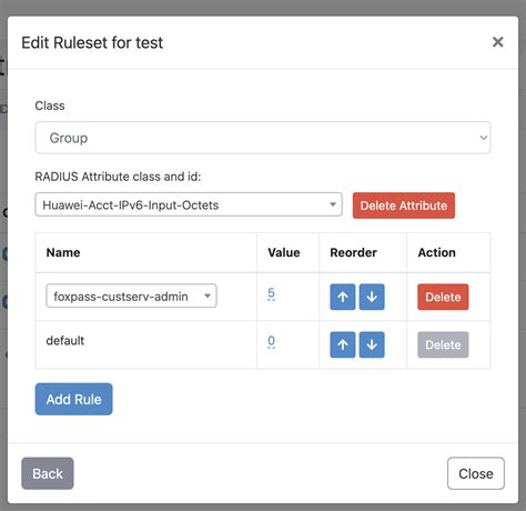 Enabling Radius Attributes