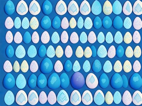 Premium Photo A Blue Background With A Blue Egg Pattern That Has A Blue Egg On It