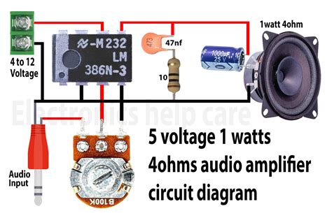 Watt Stereo Amplifier Circuit Diagram Original Quality