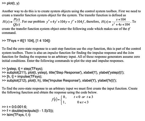 Solved Zero Input Response The Zero Input Response Can Be Solved