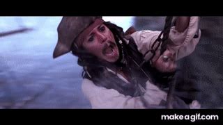 Pirates Of The Caribbean Hes A Pirate Captain Jack Jumps Flies