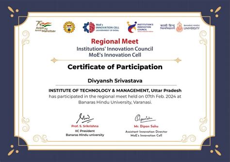 Iicregionalmeet Innovation Technology Learningandgrowing Divyansh Srivastava