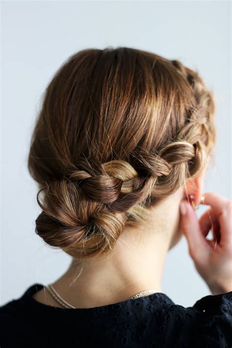 Braided Bun Hairstyles Pinterest