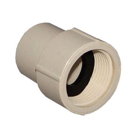 NIBCO T00380D CPVC Female Pipe Thread Adapter With Rubber Gasket 0 5 In