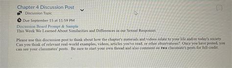 Psy 107 Human Sexuality Chapter 4 Similarities And