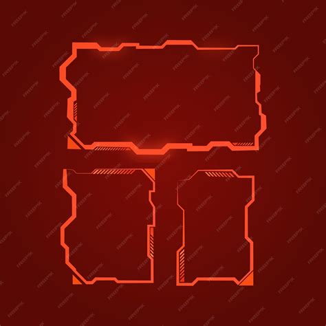 Premium Vector Red Blank Border Button And Text Area Background Premium Vector Red Blank Border Button And Text Area Background