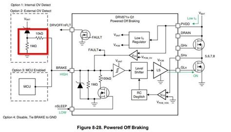 DRV8718 Q1 Question Of Low IQ Powered Off Braking Motor Drivers Forum Motor Drivers TI