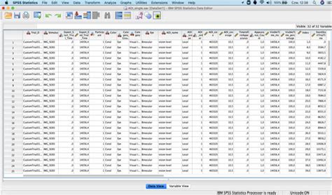 Data In Spss Part 1 Source Own Elaboration Download Scientific Diagram
