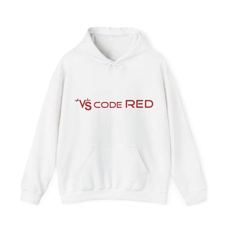 Vs Code Red Logo Hoodie By Katie Van Slyke™