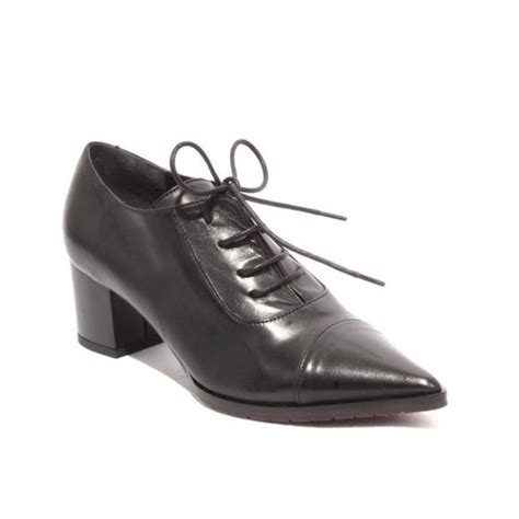 Isabelle Shoes Isabelle 845 Black Leather Pointy Laceup Booties Heel Shoes Poshmark