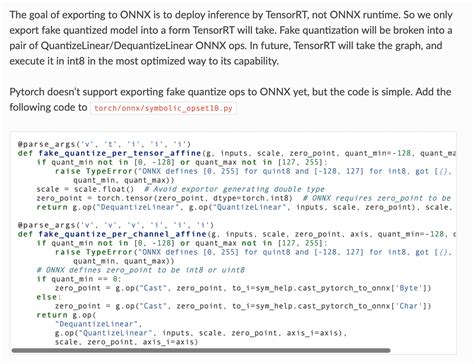 Fake Quantization Onnx Model Parse Error Using Tensorrt72 · Issue 994