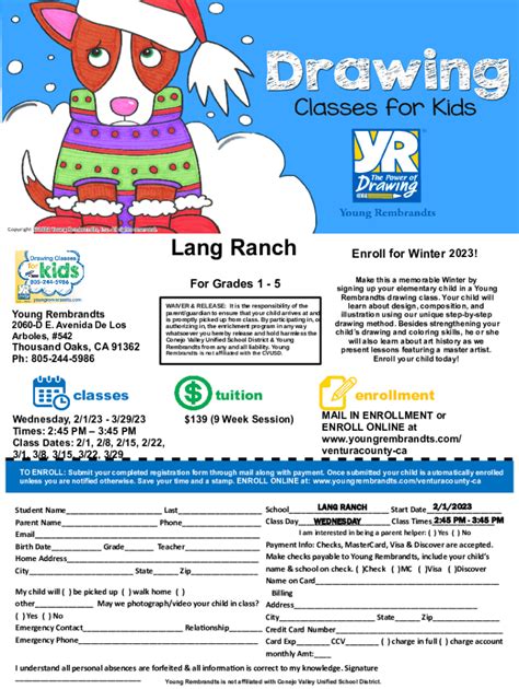 Fillable Online Lang Ranch Elementary Tkk Drawing Fax Email Print Pdffiller