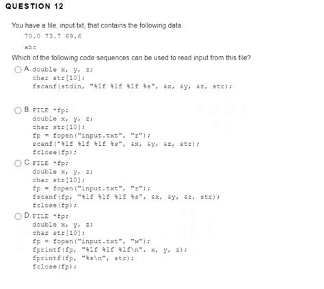 Solved QUESTION You Have A File Input Txt That Contains Chegg