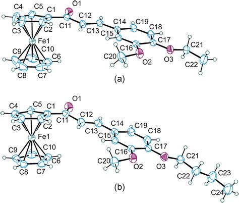 Molecular Structures Of 3b A And 3e B With Atom Numbering Scheme