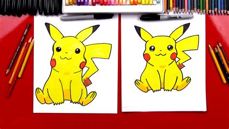 How To Draw Pikachu Cute