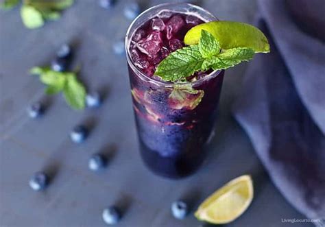 Blueberry Mojito Pitcher Recipe For A Crowd Living Locurto