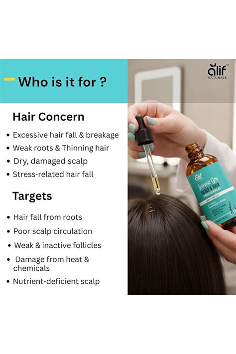 Alif Naturals زيت إكليل الجبل لعلاج تساقط الشعر وترققه يدعم نمو الشعر ويزيد كثافته صنع في