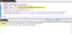Type Casting In Java Widening And Narrowing