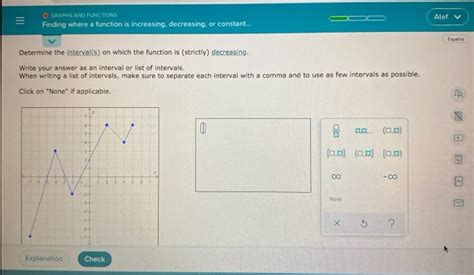 solved ographs and functions atef v finding where a function
