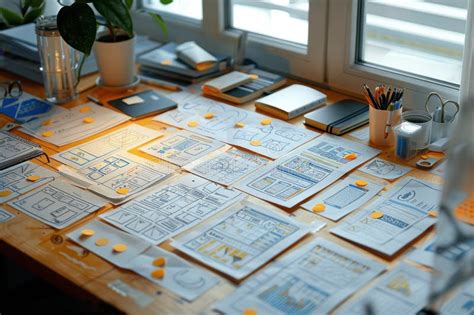 Developer Office Full Of Algorithm And Workflow Documents Ux Ui