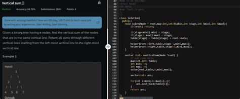 Pratham Israni On Linkedin Gfg Vertical Summed Leetcode 237 Delete Node In A Linked Listmed