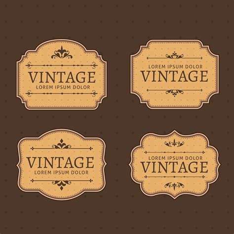 Colección De Etiquetas En Estilo Vintage Descargar Vectores Gratis Illustrator Graficos