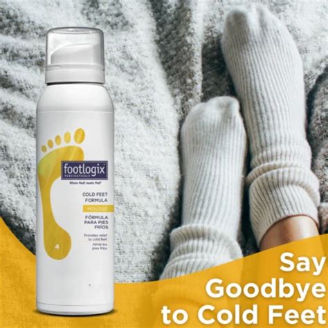 Footlogix Cold Feet Formula Mousse Stimulates Micro Circulation