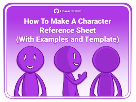 How To Make A Character Reference Sheet With Examples And Template CharacterHub