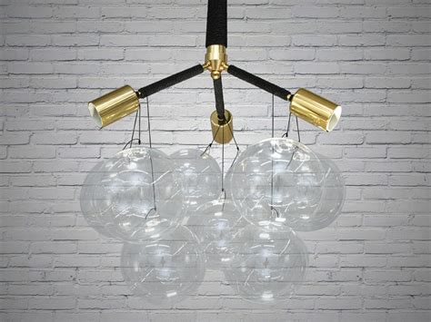 Купити Унікальна люстра у стилі Loft Молекула на 3 лампи колір золото 7501 3gd Ls ціна