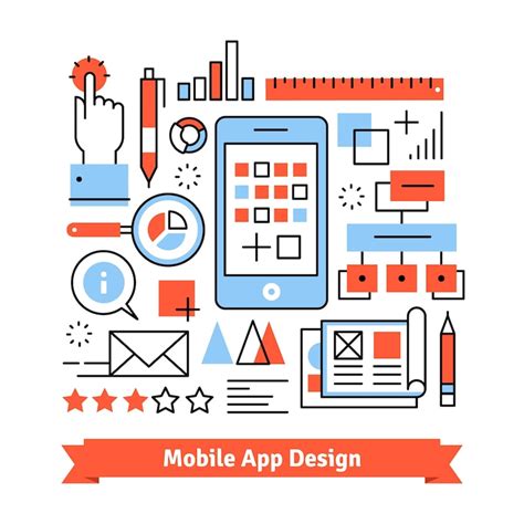 윤곽선 Ui 디자인 벡터 Freepik에서 무료 고품질 벡터를 다운로드하세요 Freepik