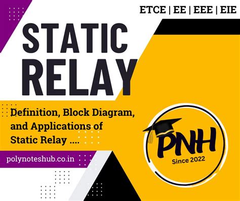 What Is Static Relay Block Diagram Working New Topic [2024] Poly Notes Hub