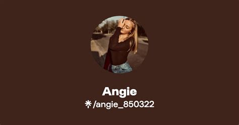 Angie Instagram TikTok Linktree
