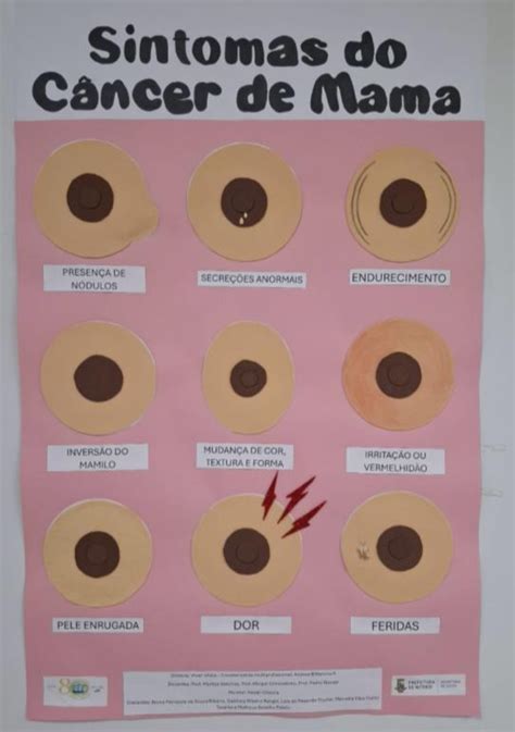 Cartaz Sobre Sintomas Do Câncer De Mama Download Scientific Diagram