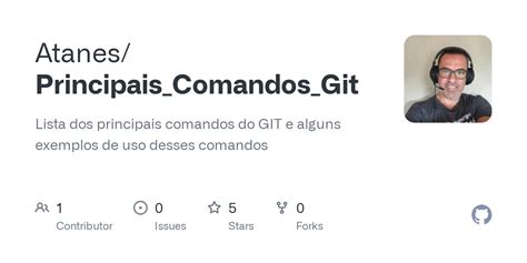 GitHub Atanes Principais Comandos Git Lista Dos Principais Comandos Do GIT E Alguns Exemplos