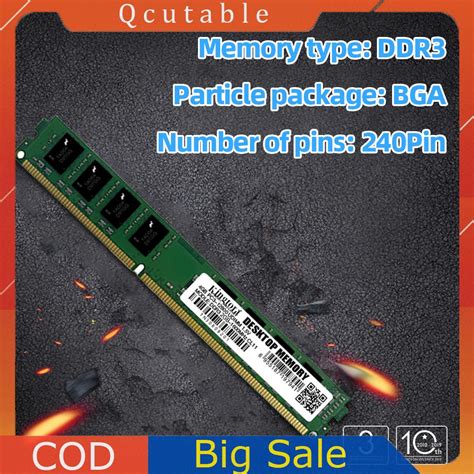 bộ nhớ ddr3 2gb 4gb 8gb 1600mhz so dimm ram cho máy tính Để bàn