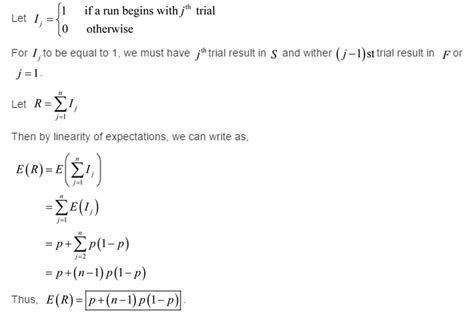Solved A Run Is A Maximal Sequence Of Successes In A Sequence Of