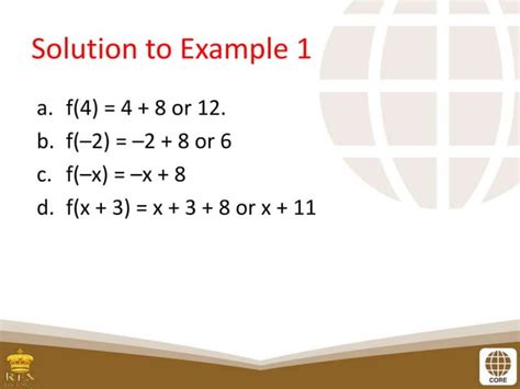 2 Evaluating Functions Pptx