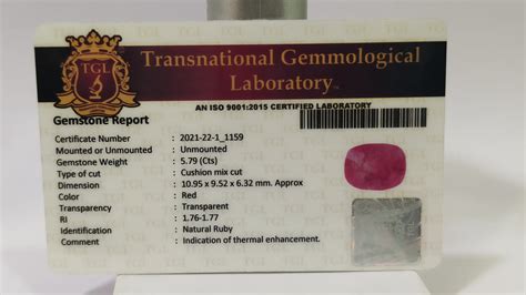 Ruby Rub 32 5 79 Carat Bellarosagems