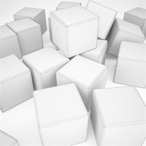 D Alphabet Cube Model