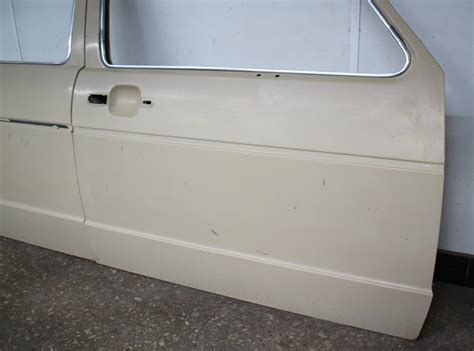 set of 4 door shell skins 75 84 vw rabbit mk1 le1n mojave beige