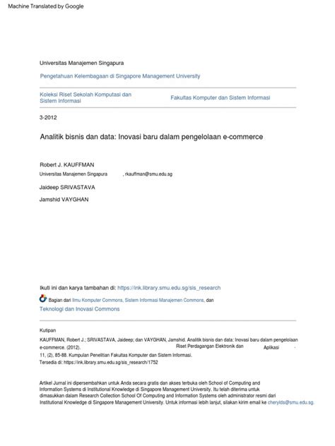 business and data analytics new innovations in the management of pdf