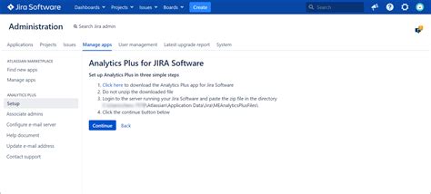 Setting Up The Manageengine Analytics Plus Application Jira Software