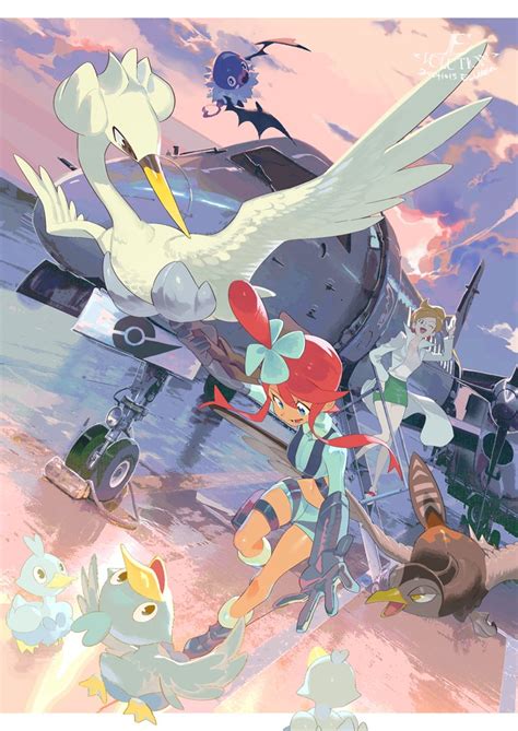 E Volution Aurea Juniper Ducklett Skyla Pokemon Swanna Swoobat