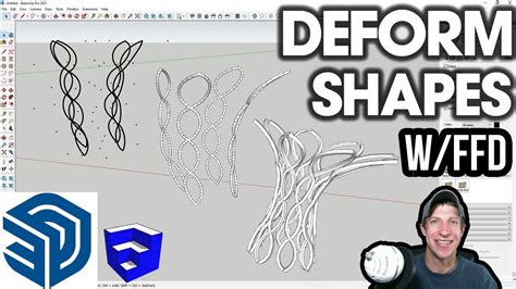 deforming shapes with lattices with ffd in sketchup the sketchup