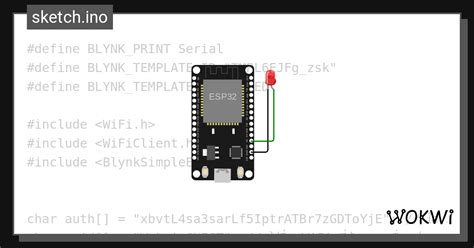 LED IOT Blynk Wokwi ESP STM Arduino Simulator
