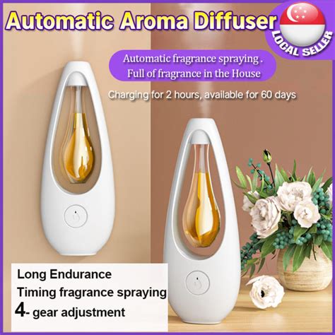 🇸🇬【sg Stock】rechargeable Aromatherapy Diffuser Automatic Aroma Sprayer