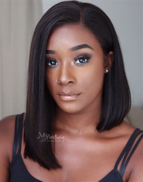 Asymmetrical Bob For Black Women