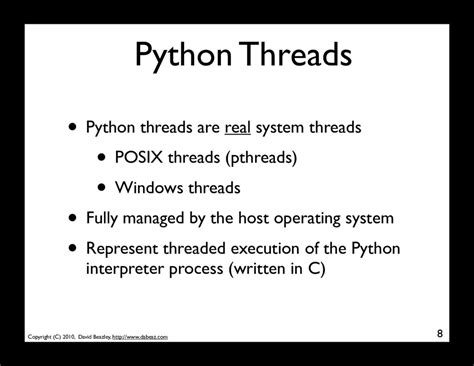Understanding The Python Gil Speaker Deck