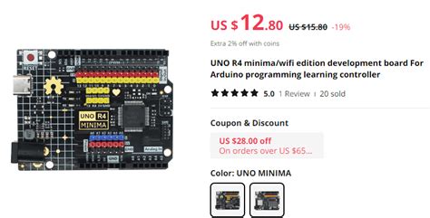 新型 Arduino Uno R4 Minimaのクローンを買った！！ Renesas Ra4m1 Arduino Uno R4 Minima Clone 无名科技nologo Tech