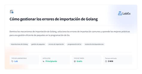 Cómo Gestionar Los Errores De Importación De Golang Labex
